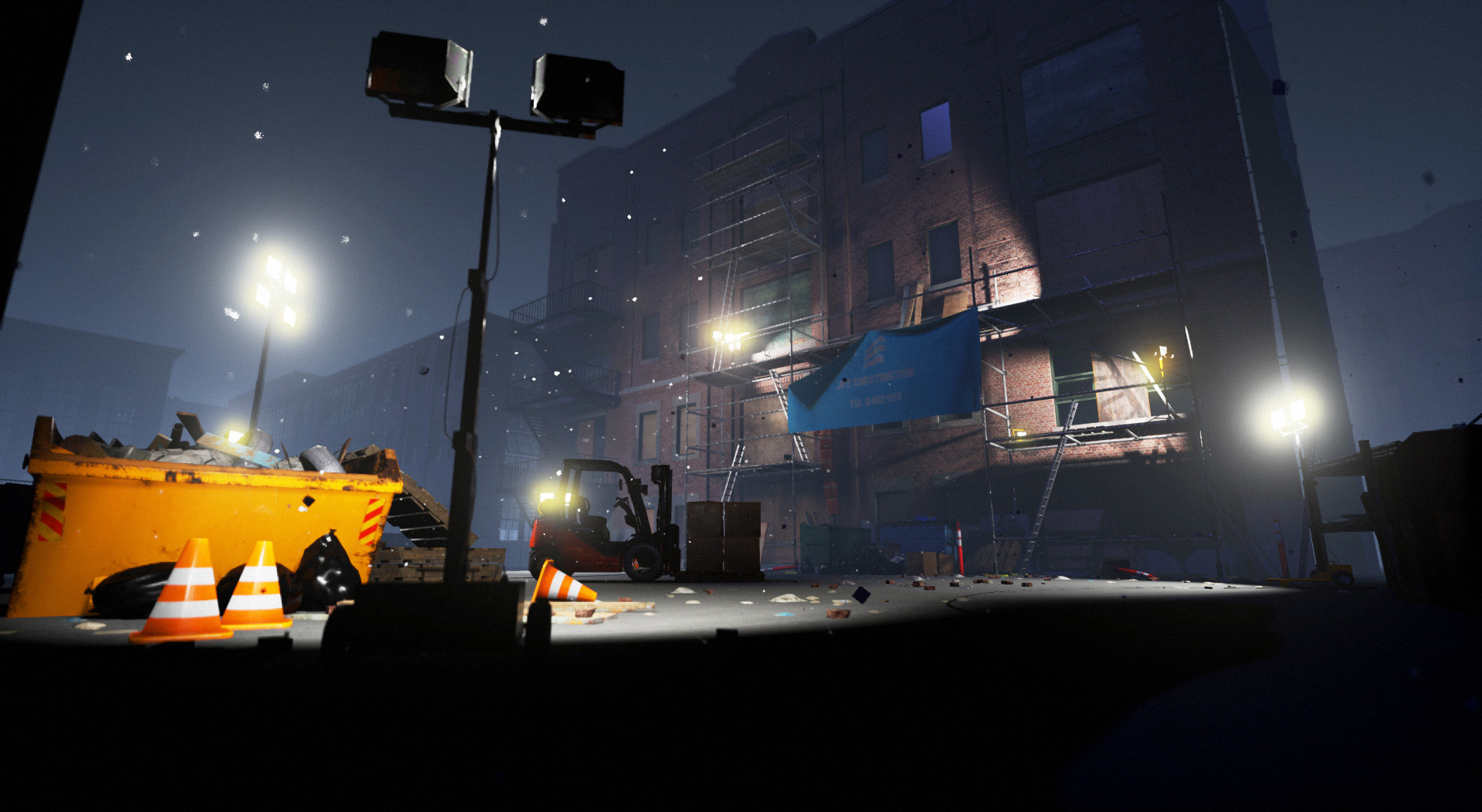 ArtStation - Construction scene