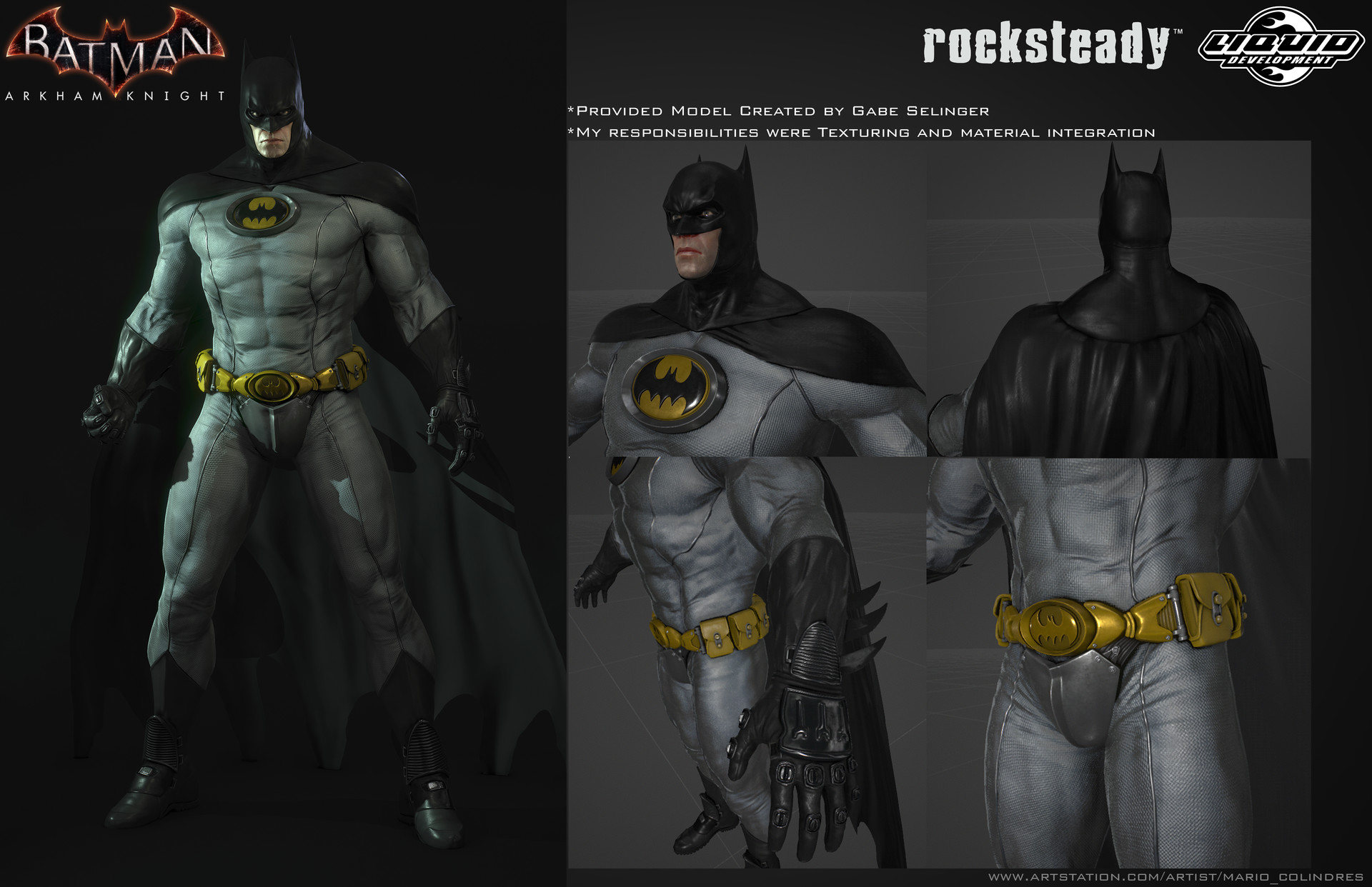 ArtStation - Batman Arkham Knight - DLC Batman Inc Texturing and Integration