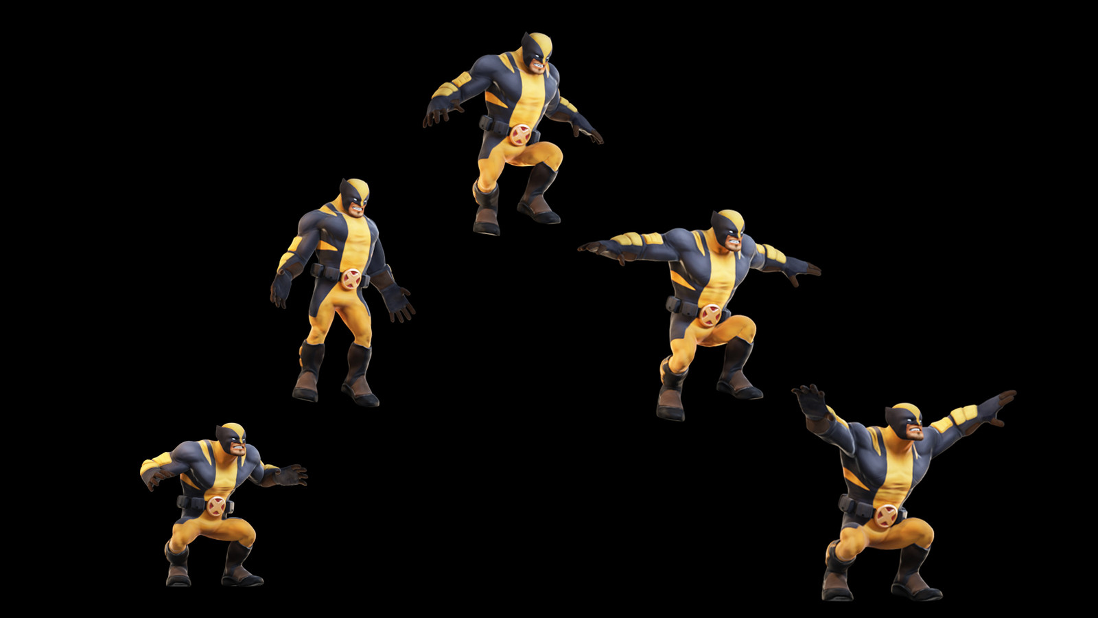 Eduardo Cronemberger - Wolverine - Low Poly model