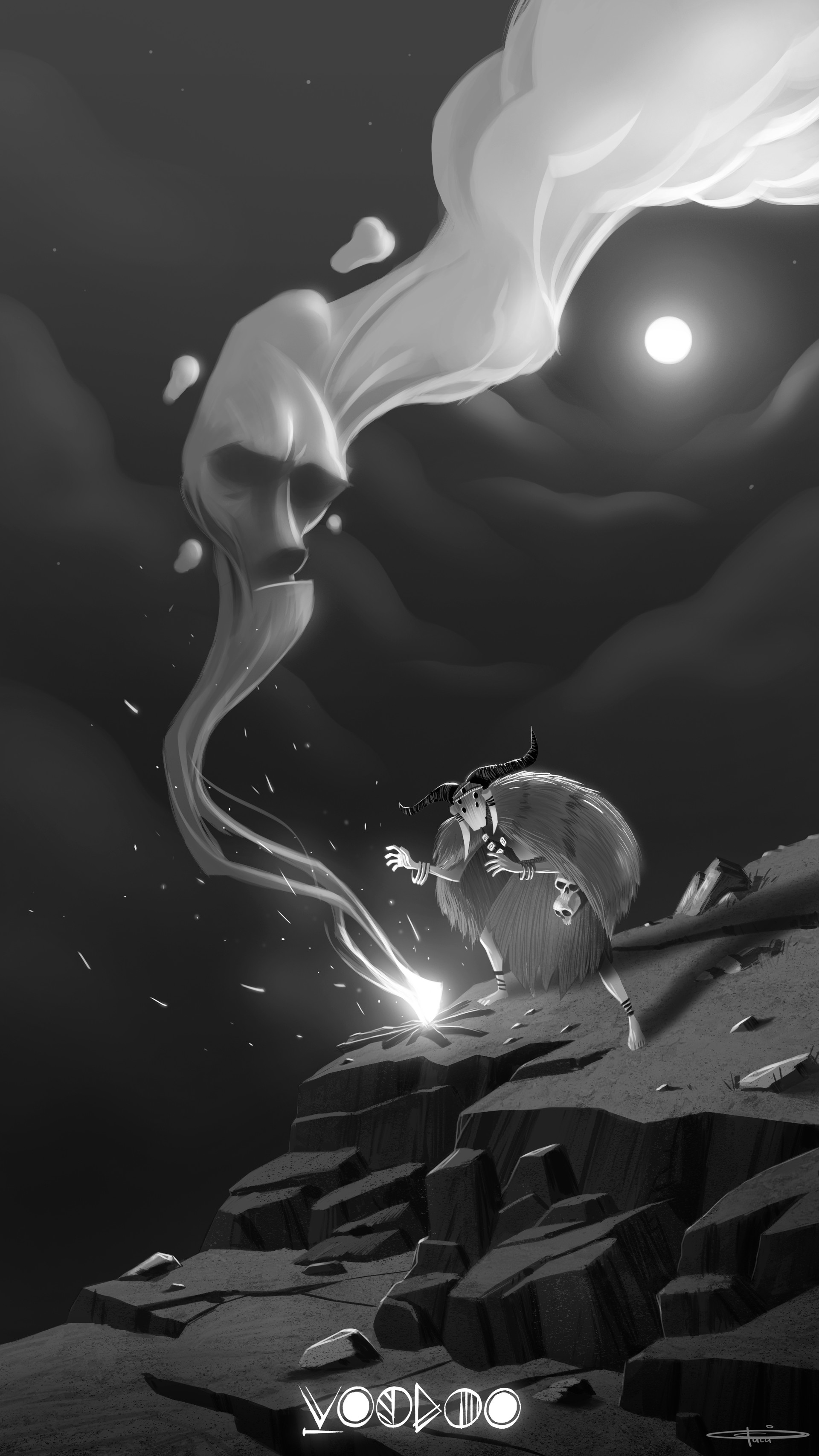 ArtStation - Voodoo - summoning the great spirit