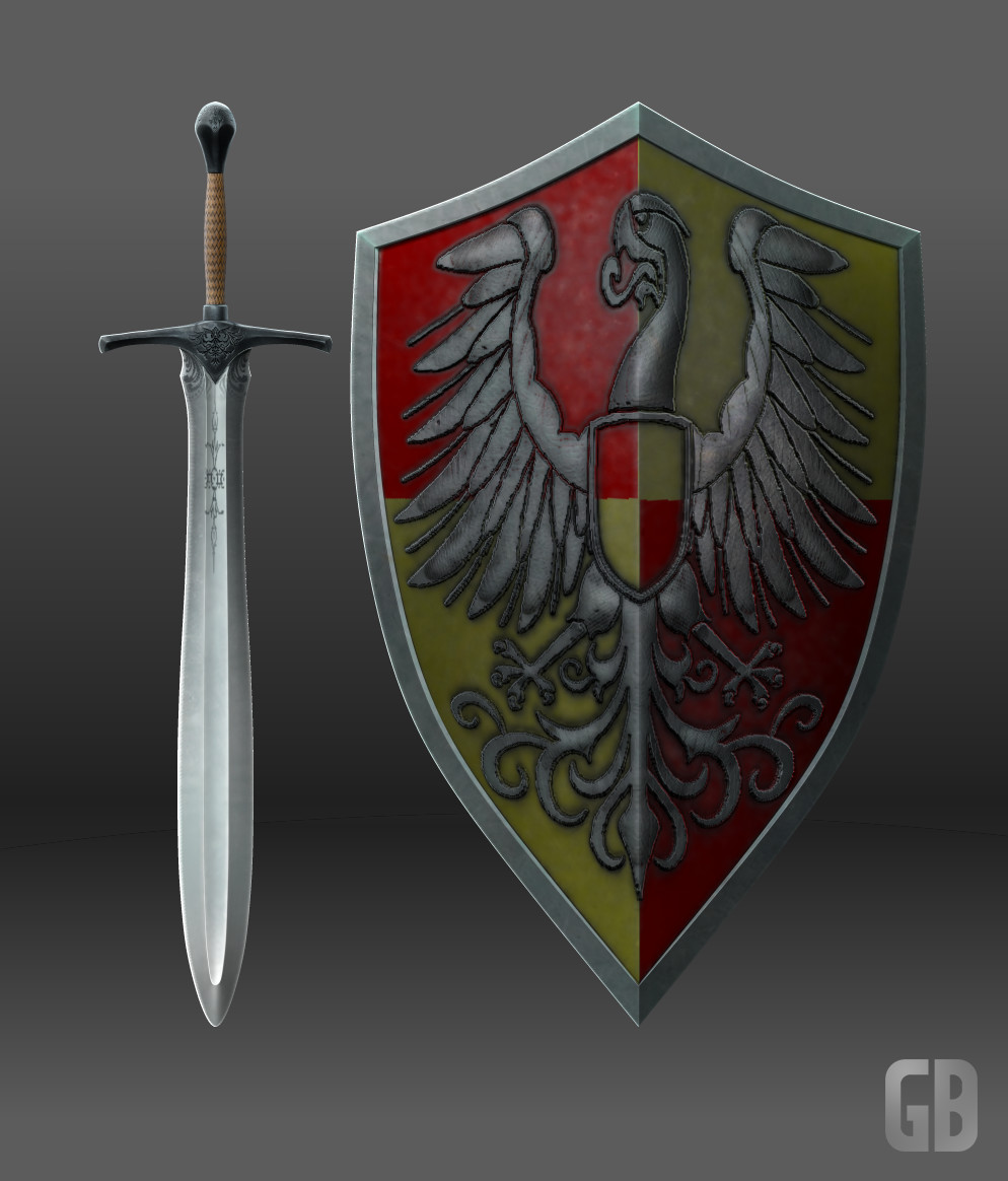 ArtStation - Sword and Shield
