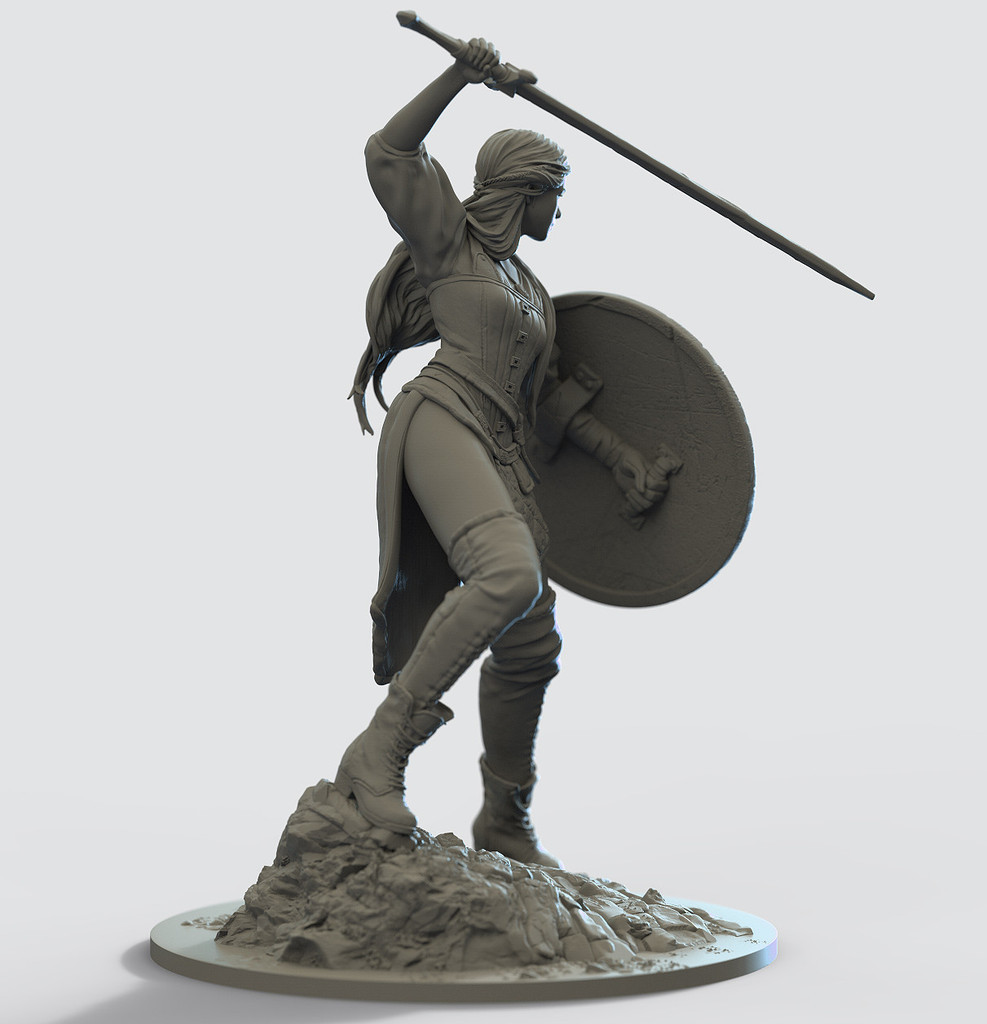 Layna Lazar - Eve The Shield Maiden: Miniature