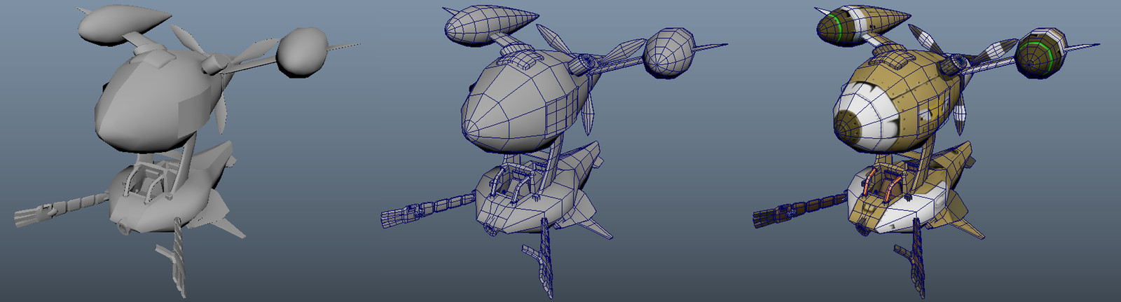 Yasu Kawamura - SOLATOROBO police airship