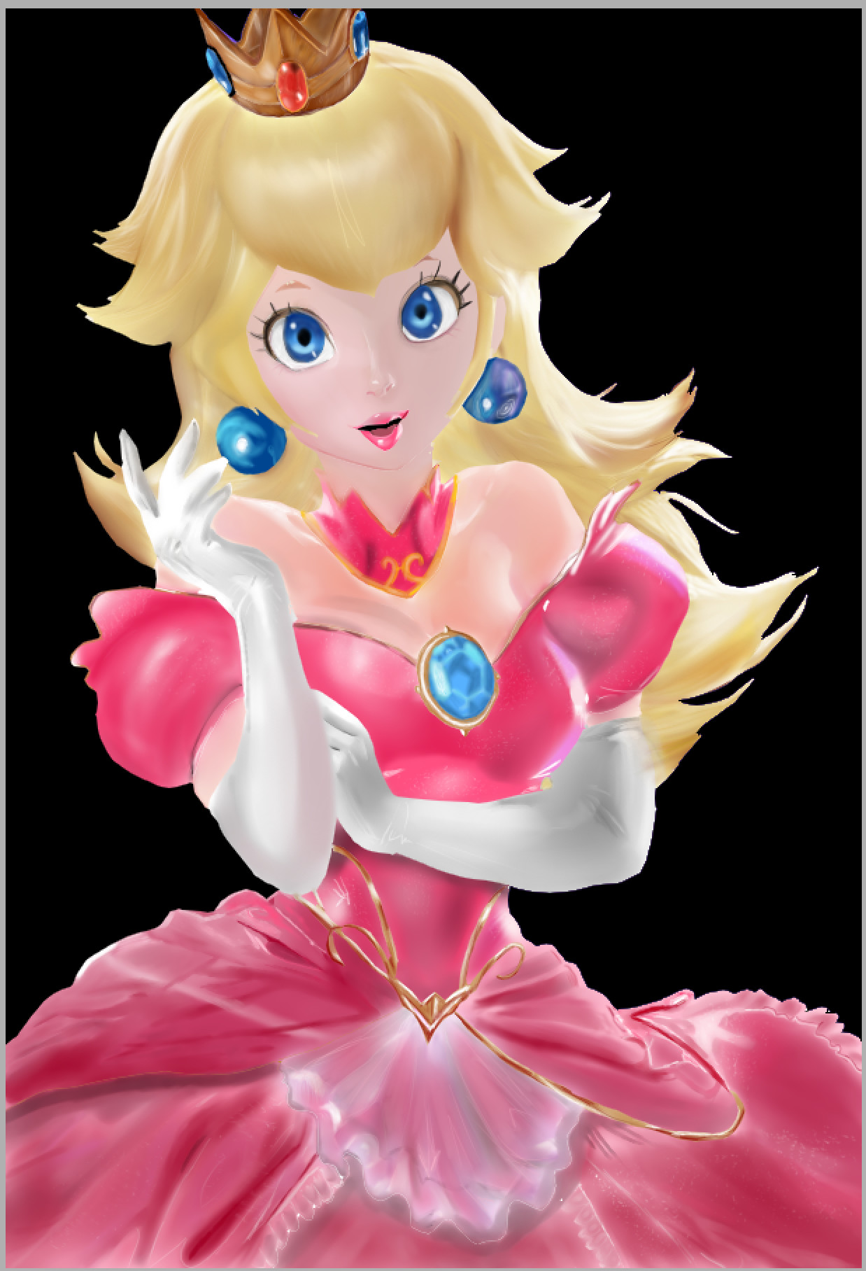 ArtStation - Digital Painting - Peach