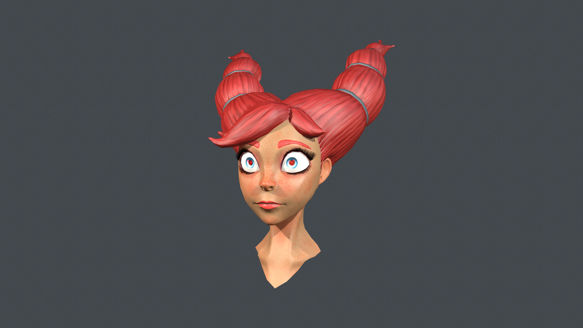 ArtStation - Girl Head Bust