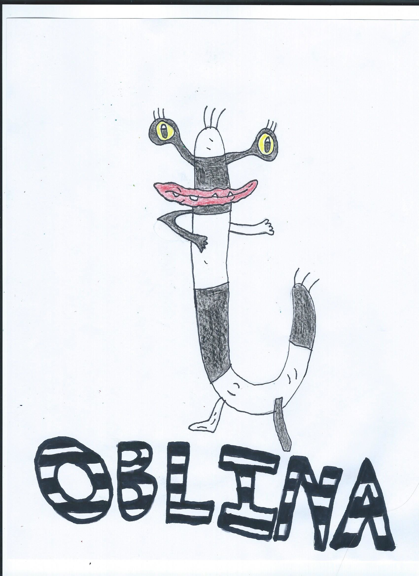 ahh real monsters oblina coloring pages