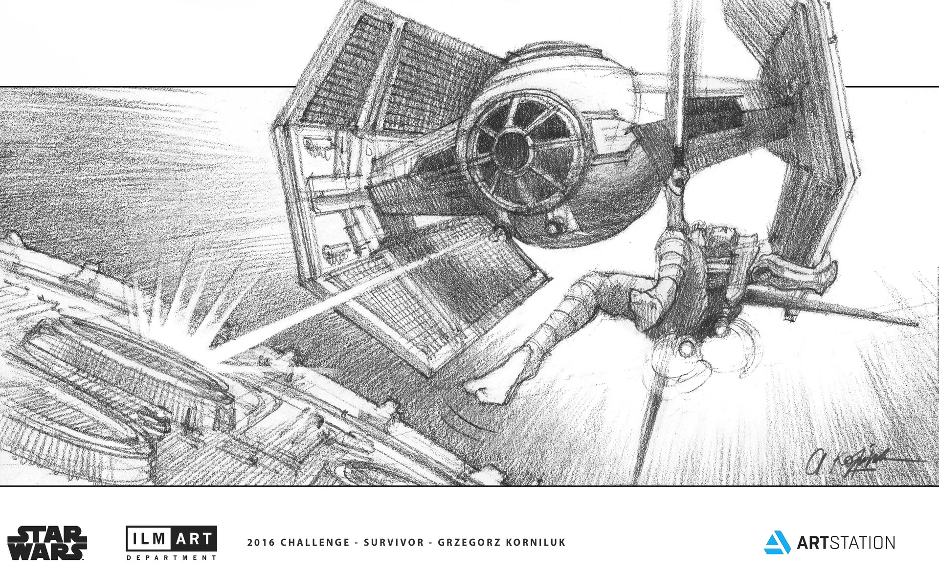 ArtStation - Star Wars competition frames