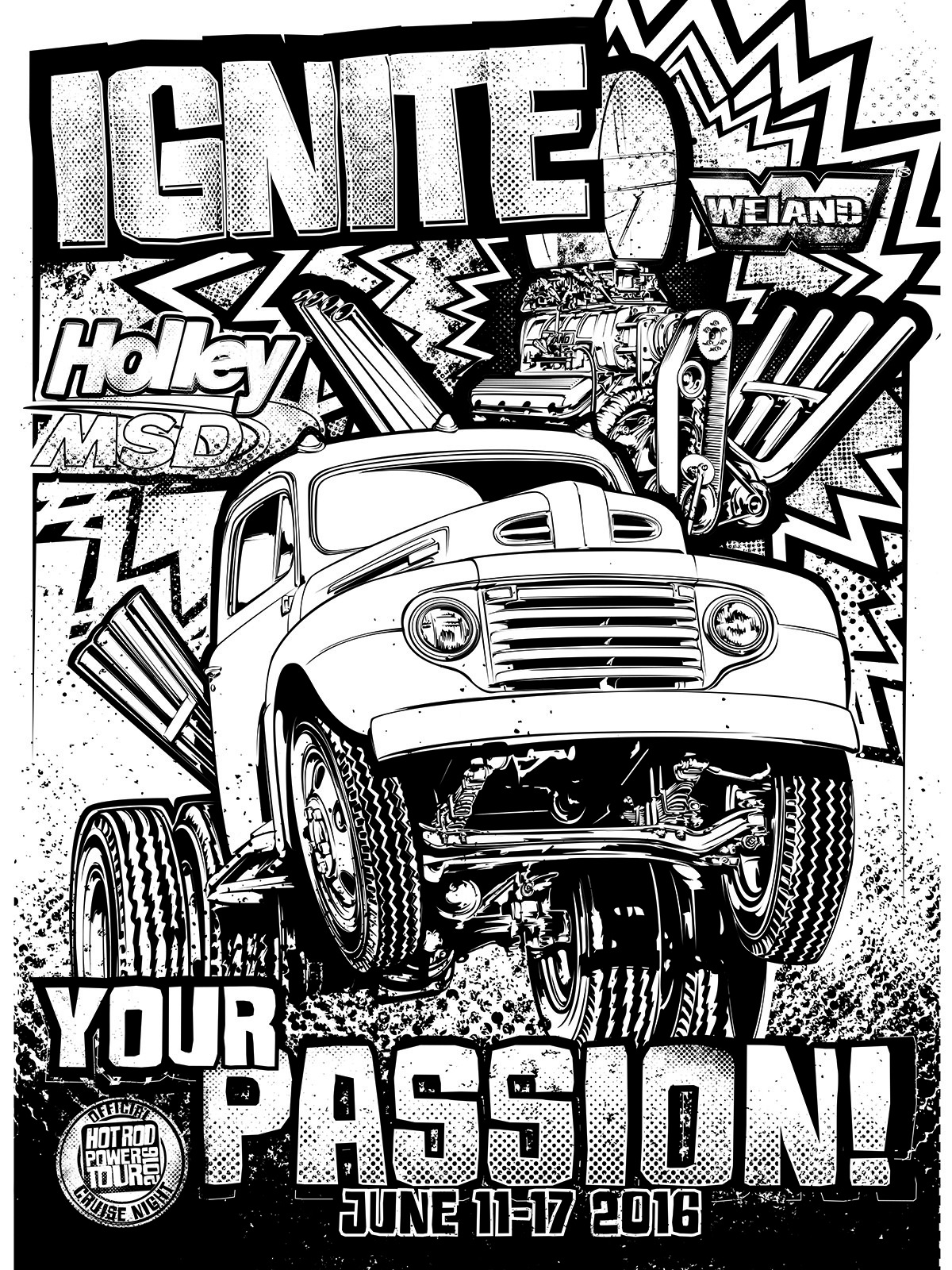 ArtStation - Hot Rod Power Tour Posters: Stubby Bob