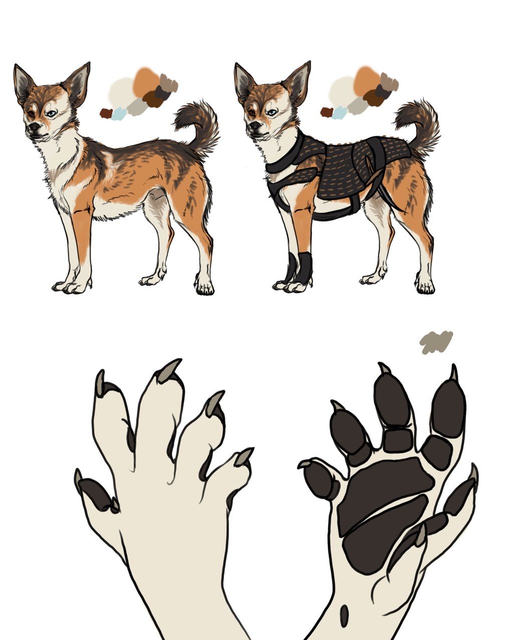 ArtStation - Axel the Fey Dog