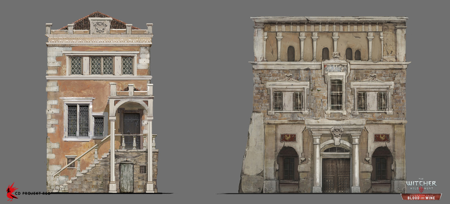 Andrzej Dybowski - The Witcher 3:Wild Hunt - Blood & Wine Buildings