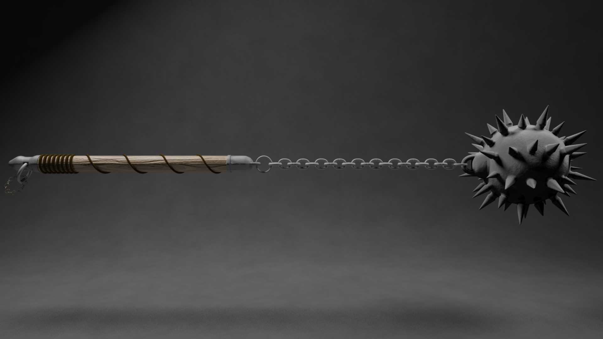 ArtStation - Flail/Mace 3D Model