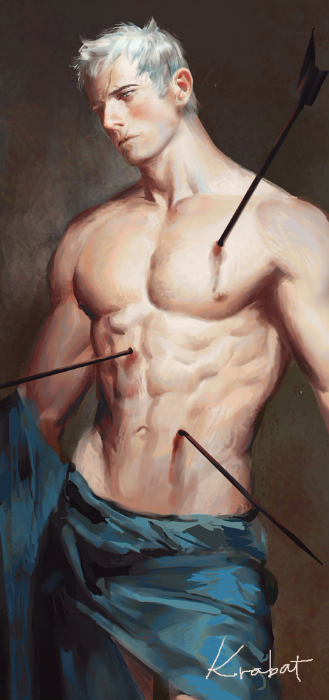 ArtStation - Jack Morrison as St. Sebastian