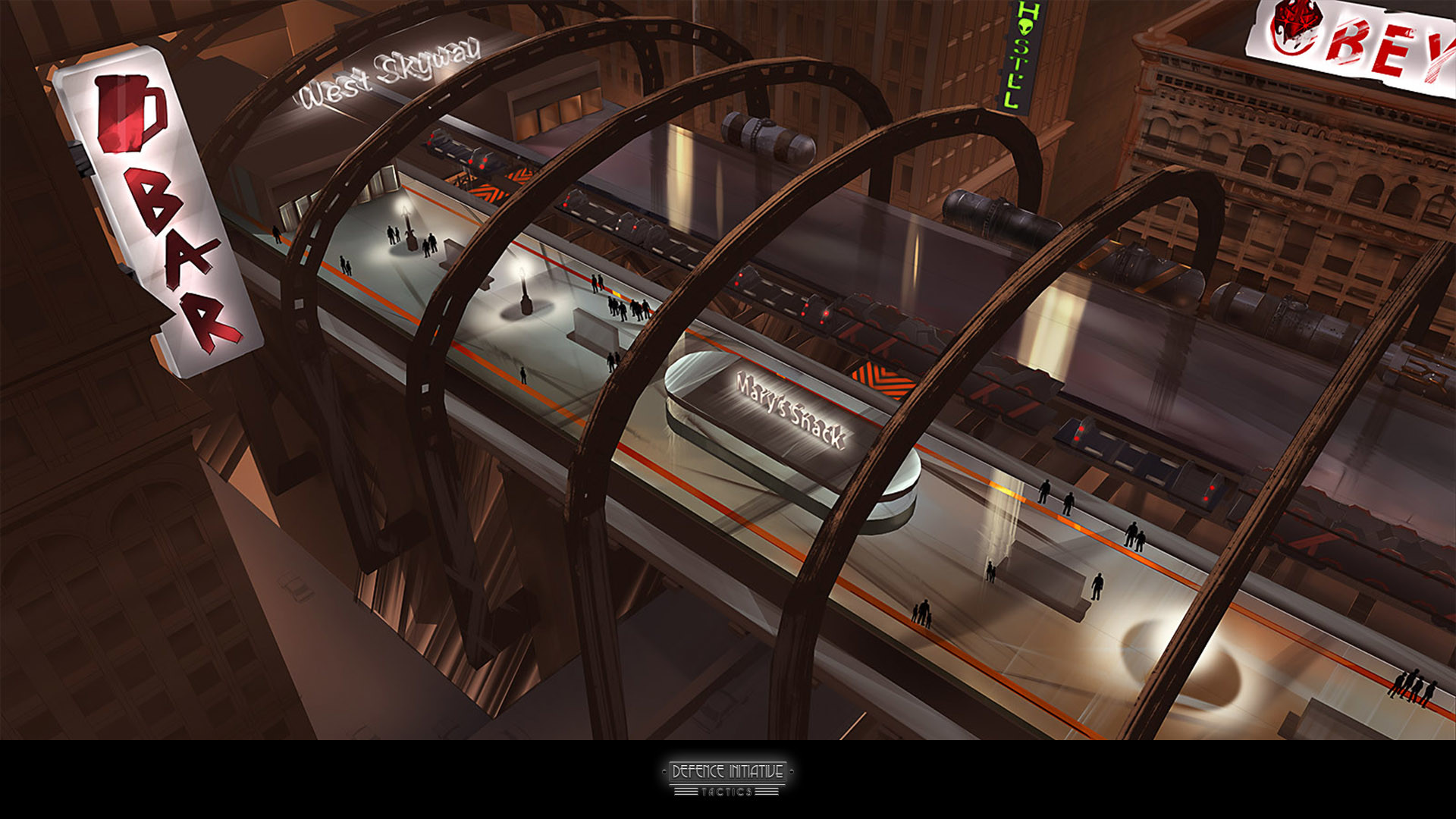 ArtStation - Level concept for game project Defence Initiative