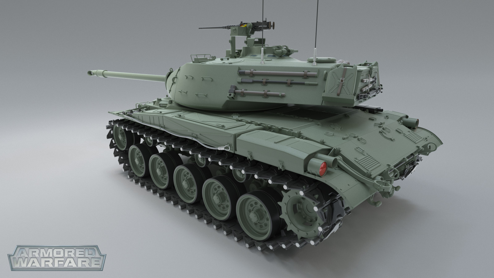 Jason Lewis - M41 Walker Bulldog Light Tank - High Poly