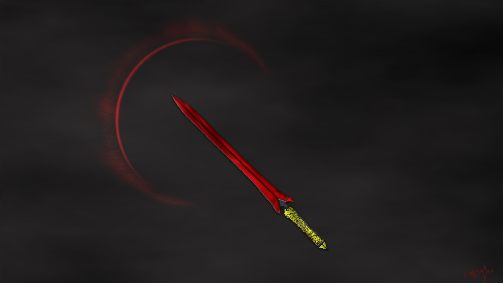 Silver ‍ - Red Sword