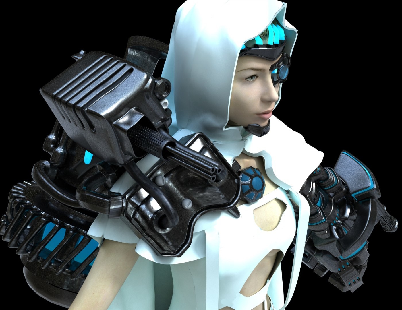 ArtStation - Bionic girl