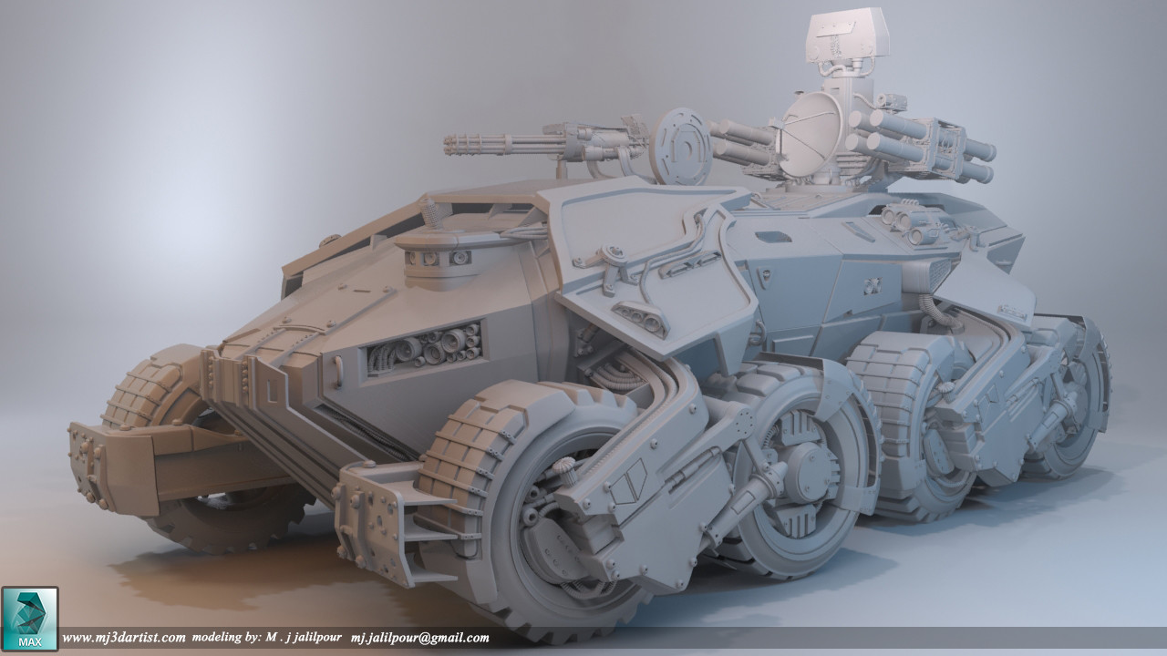ArtStation - Modeling: Super Apc