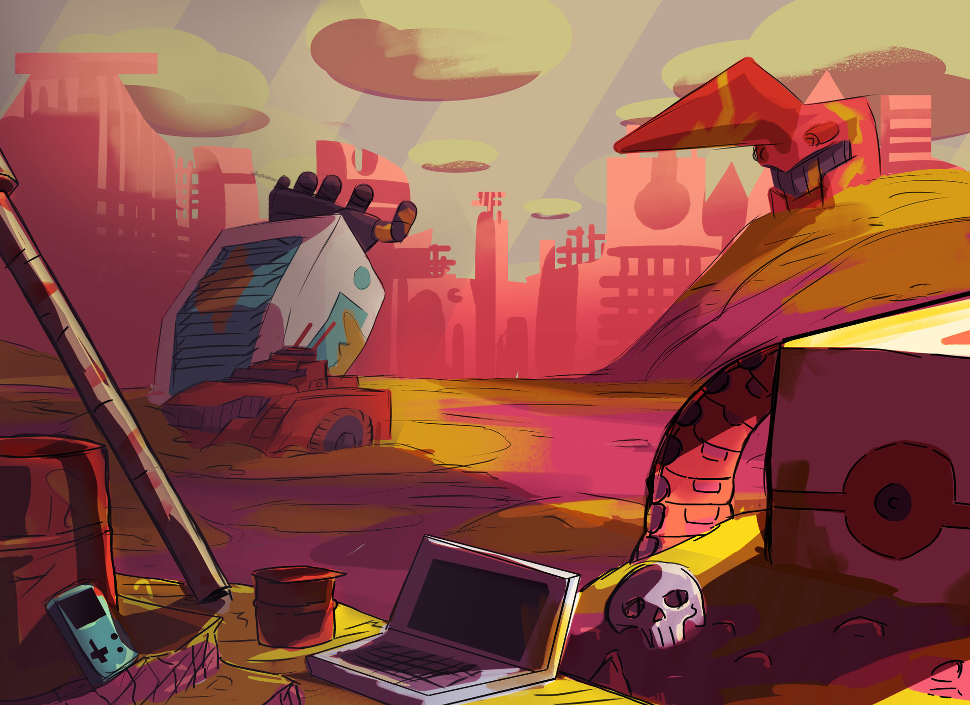 ArtStation - BG designs (backgrounds)