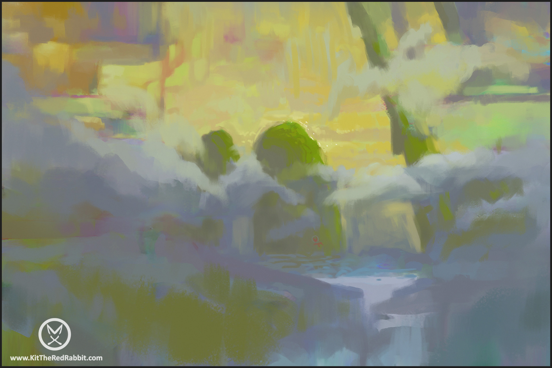 ArtStation - Speedpaint #116 'Yellow Entrance'