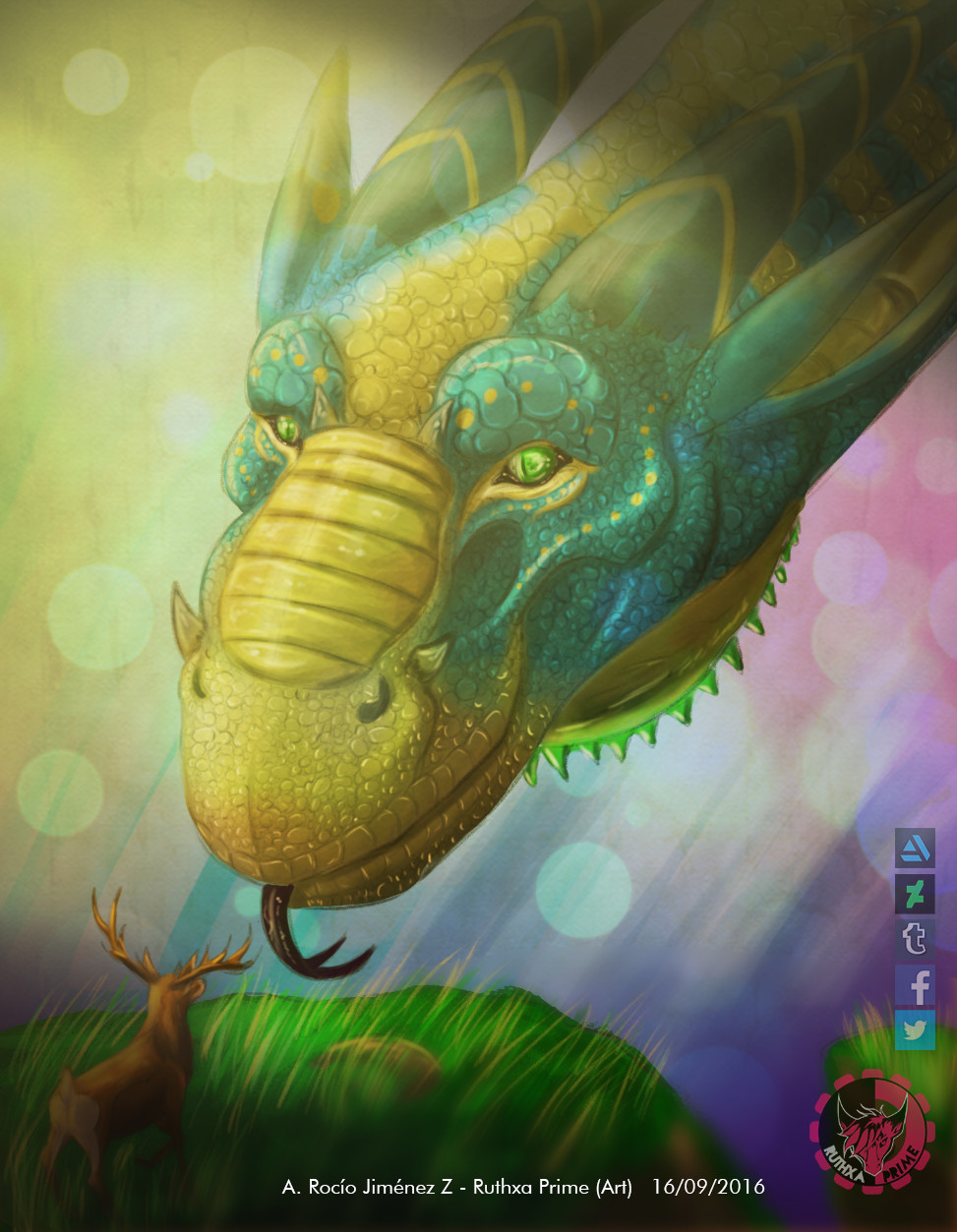 ArtStation - The Blue Dragon