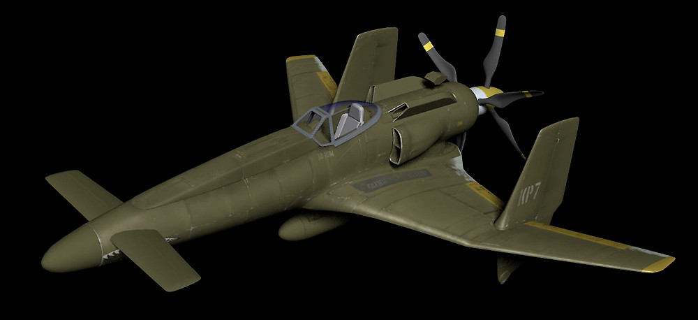 kevin phillips - WIP : "The Sky Crawlers" Sanka Air fighter