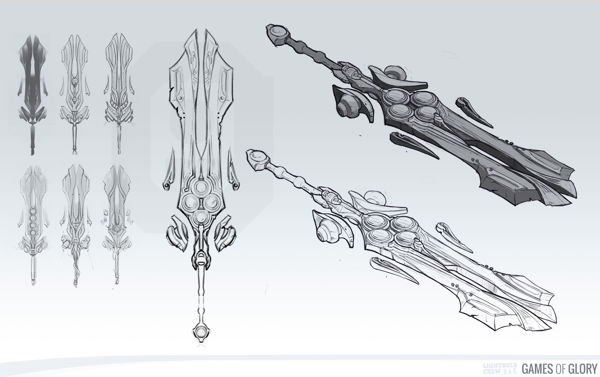 ArtStation - Deflecting Sword, Devorer Sword and Hyperaxe