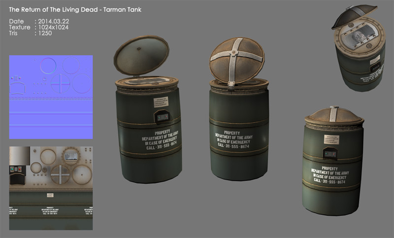 ArtStation - The Return of the Living Dead - Tarman Tank