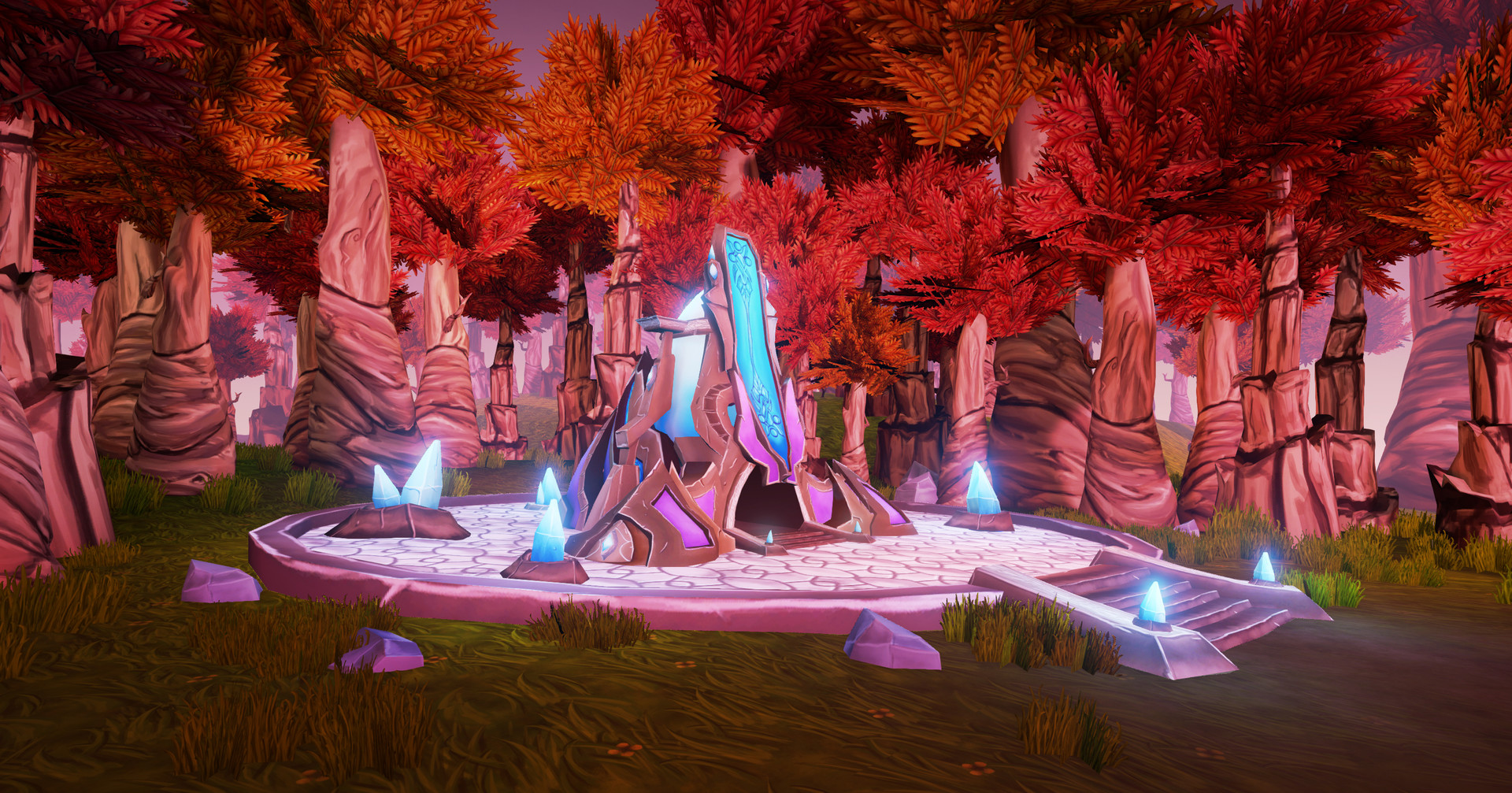 ArtStation - Hand-Painted Shrine