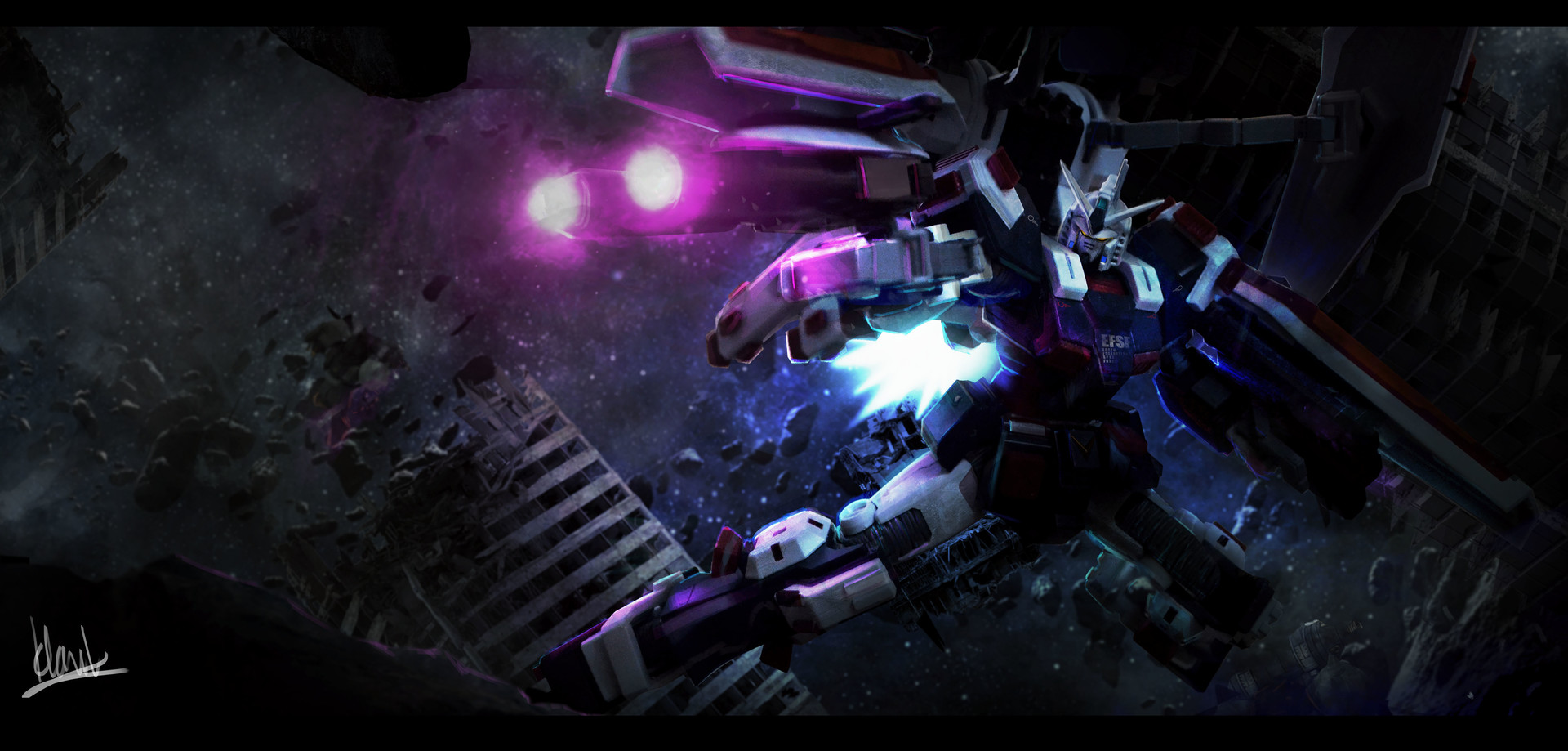 ArtStation - Gundam Thunderbolt