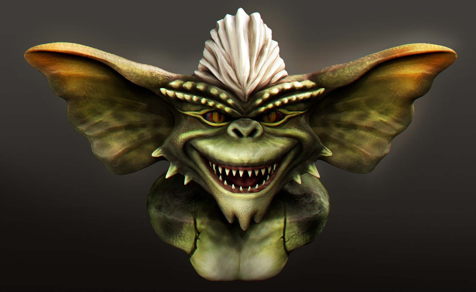 ArtStation - Gremlins high poly portrait