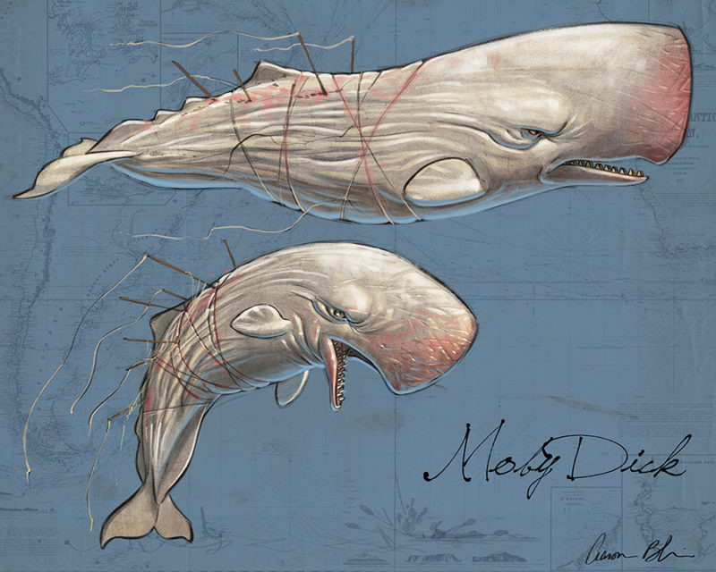 Aaron Blaise - Moby Dick Character Designs