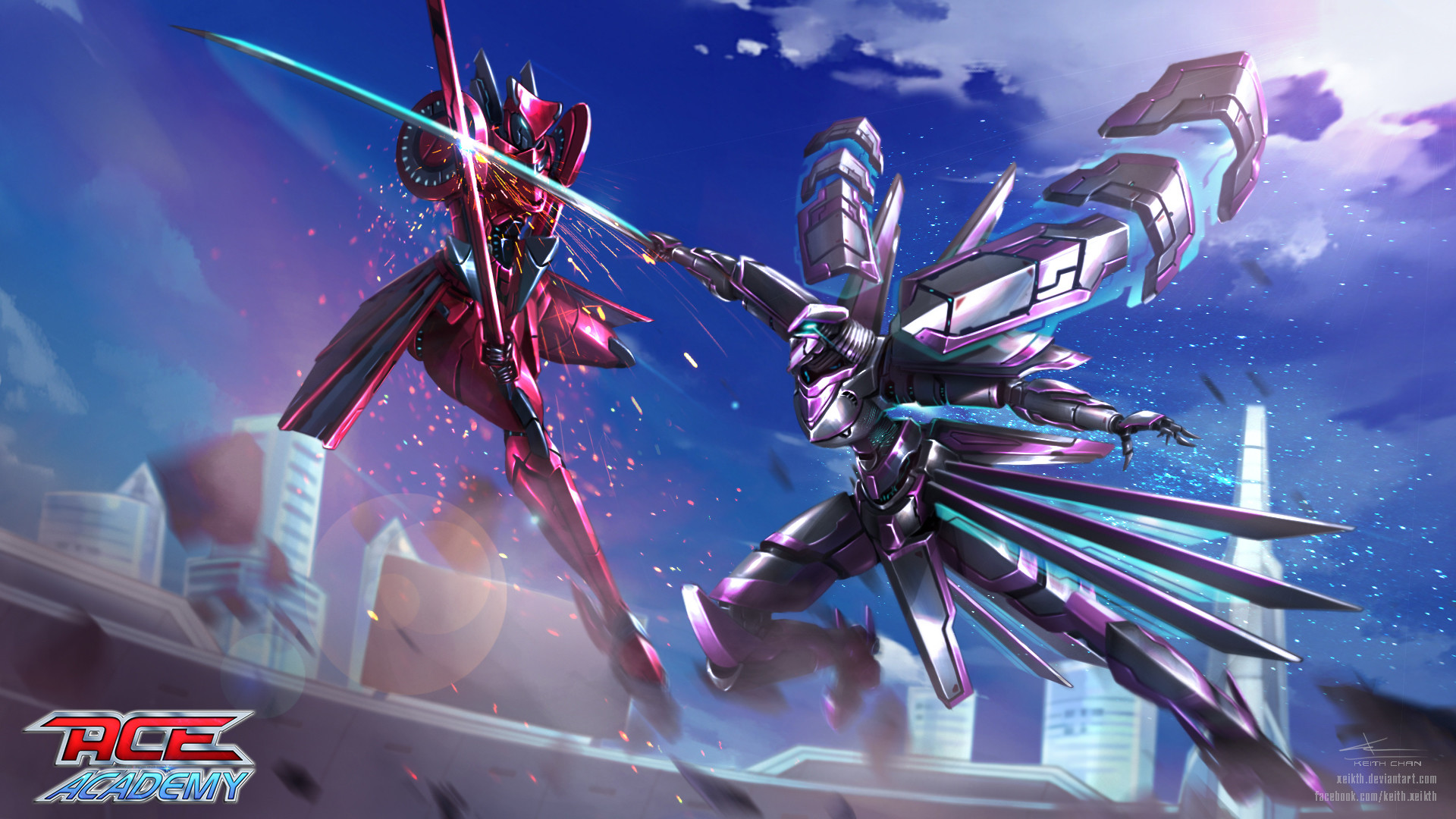 ArtStation - ACE Academy Battle Scene