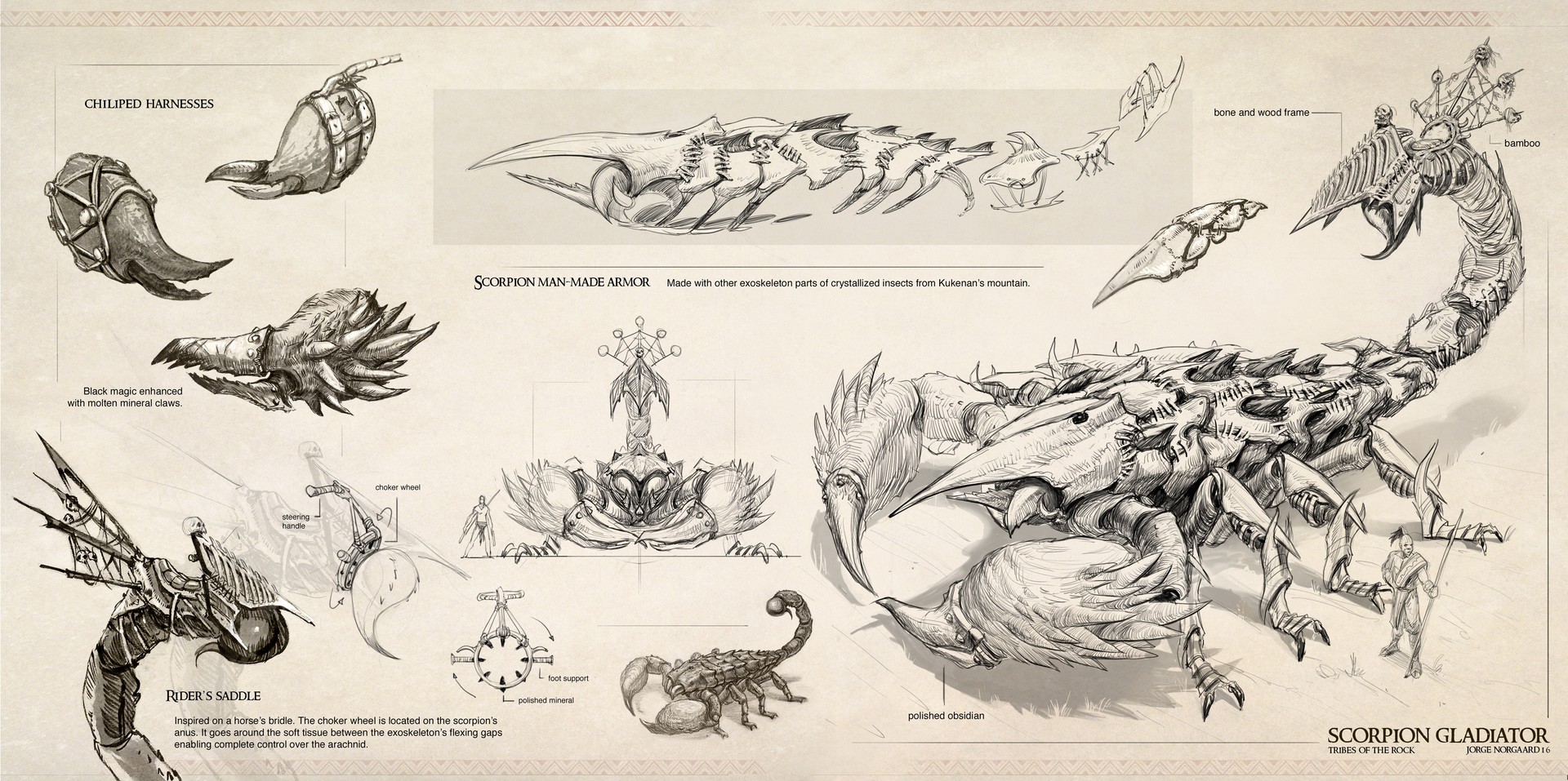 ArtStation - Scorpion gladiator