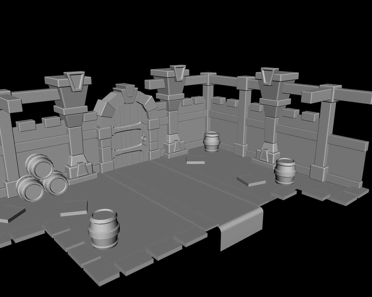 Hichem Refes - Stylized Dungeon (WIP)