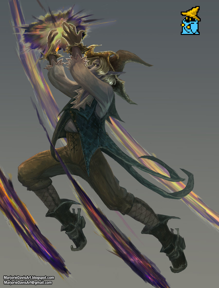 ArtStation - Black mage