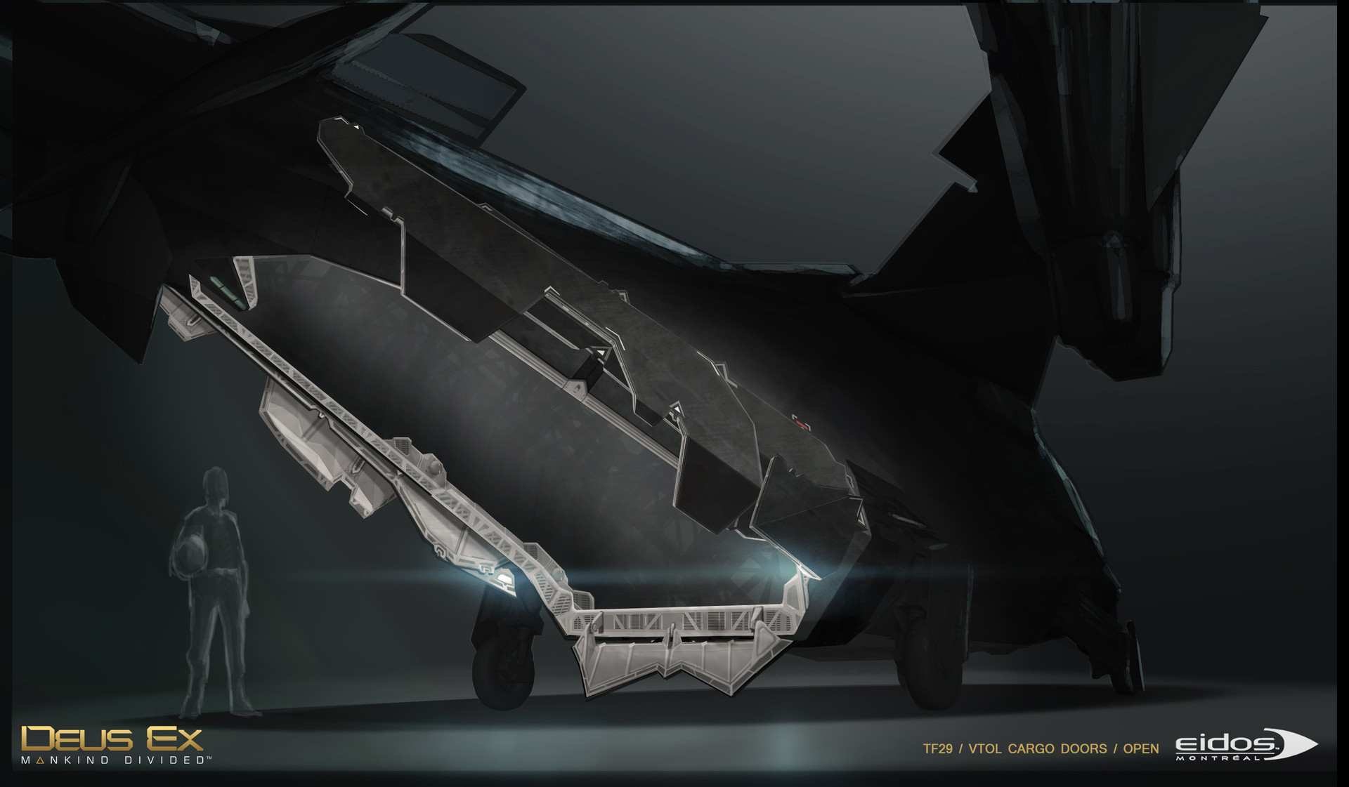 Martin Sabran - VTOL Cargo area, Back door,Ramp & stash concepts