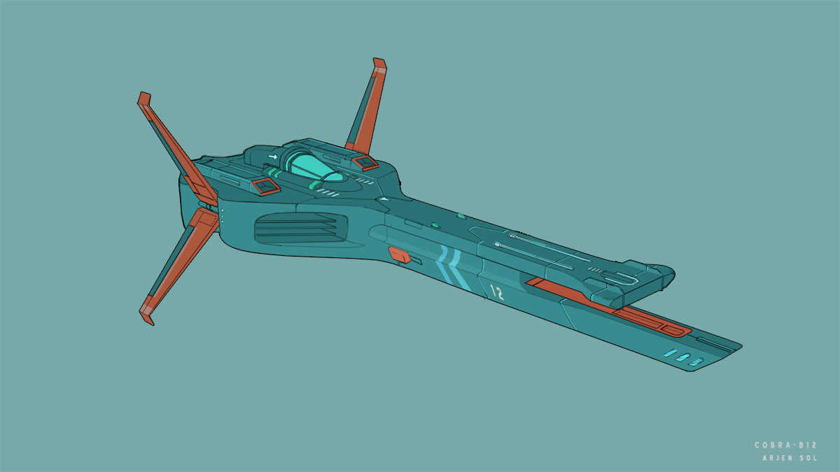 ArtStation - Spaceship Cobra