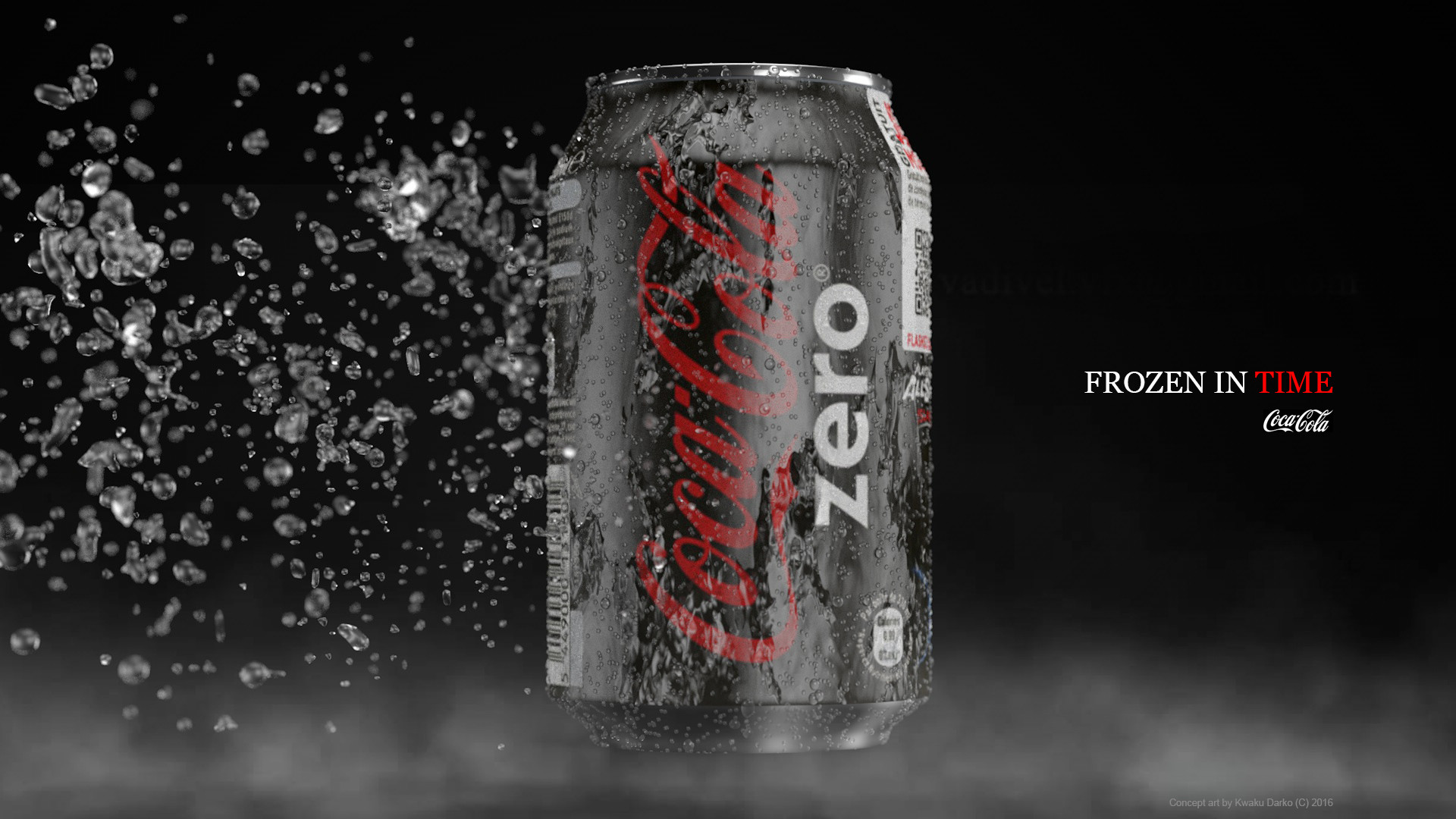 ArtStation - Coca cola Zero concept