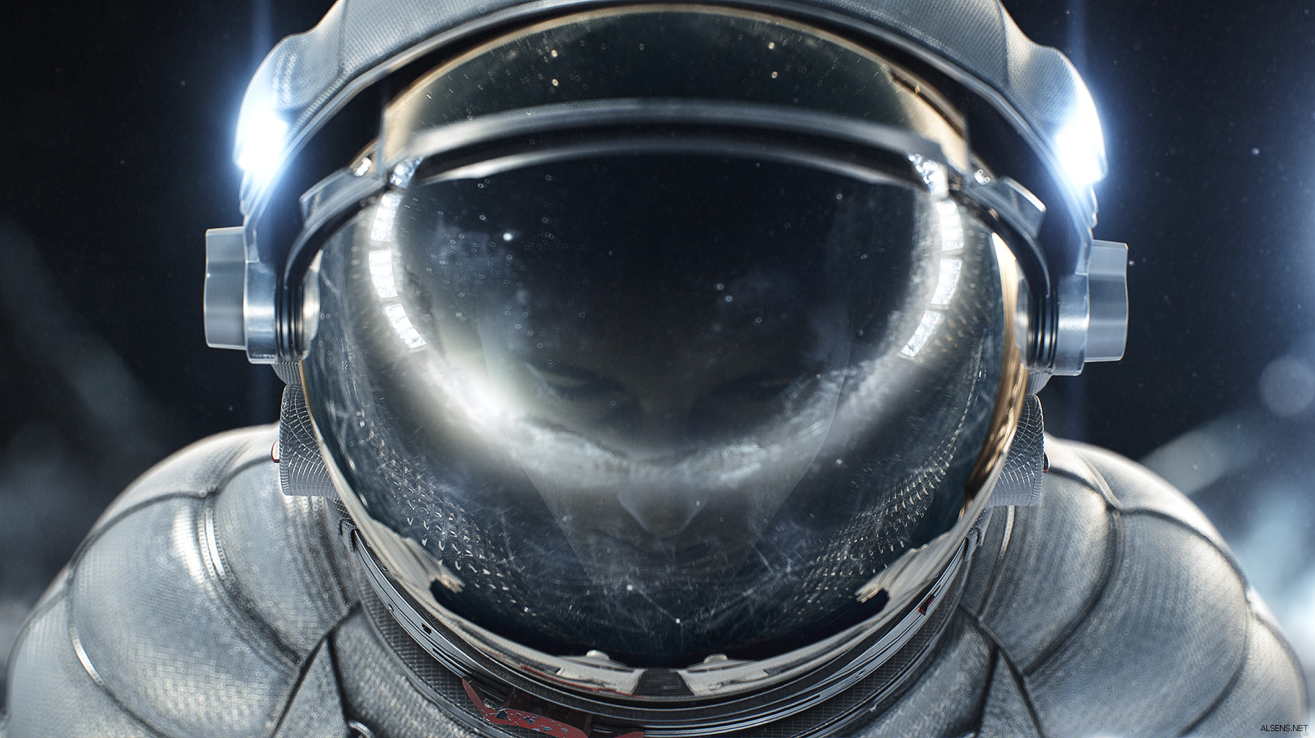 ArtStation - vancouver olympic games. opening id. spaceman lookdev.