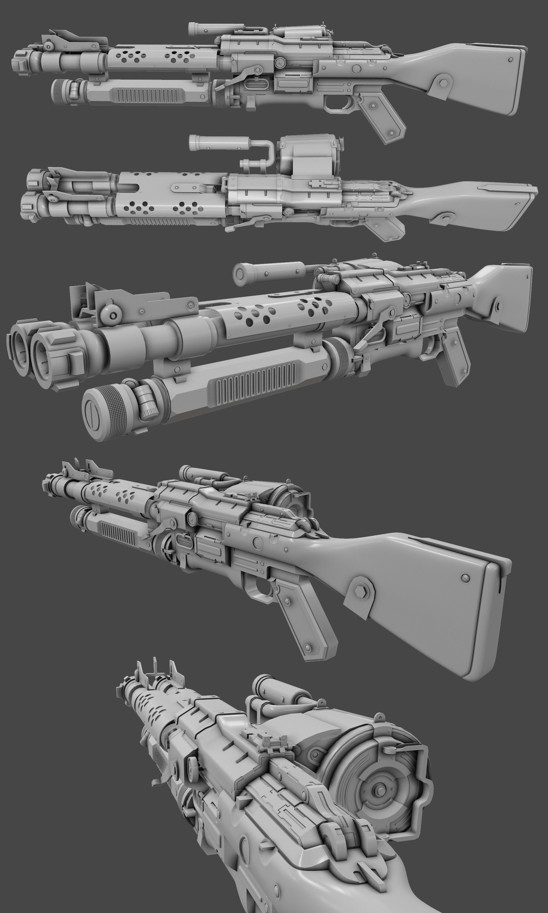 ArtStation - Wolfenstein The new Blood fan art Shotgun wip