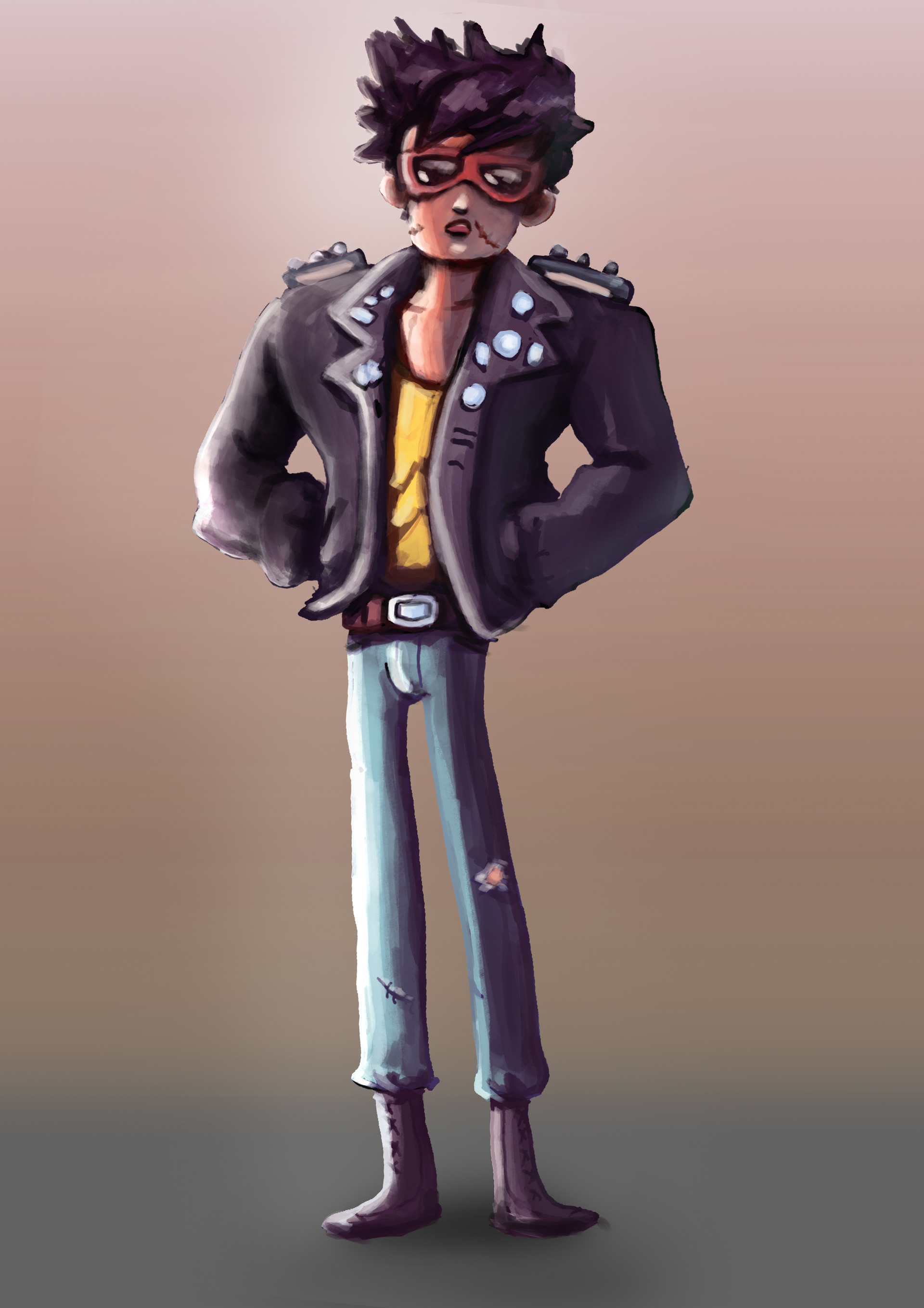ArtStation - punk guy