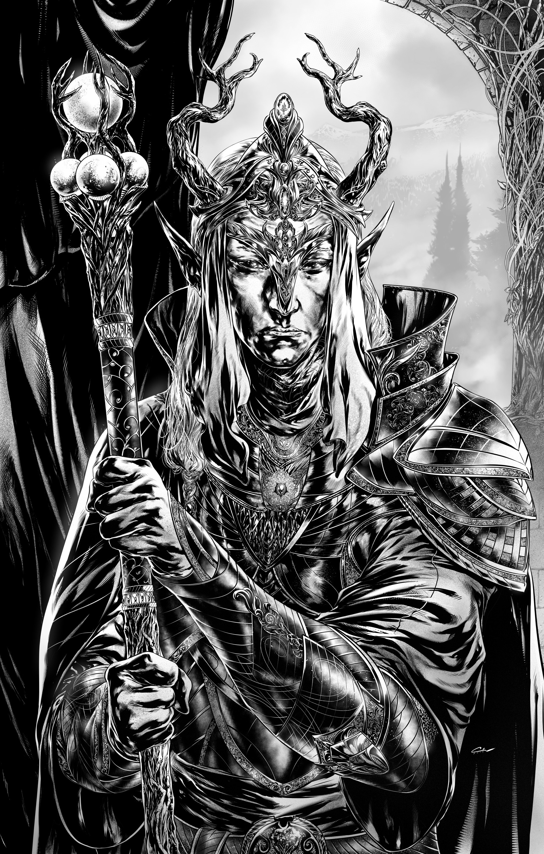 ArtStation - High Elf King