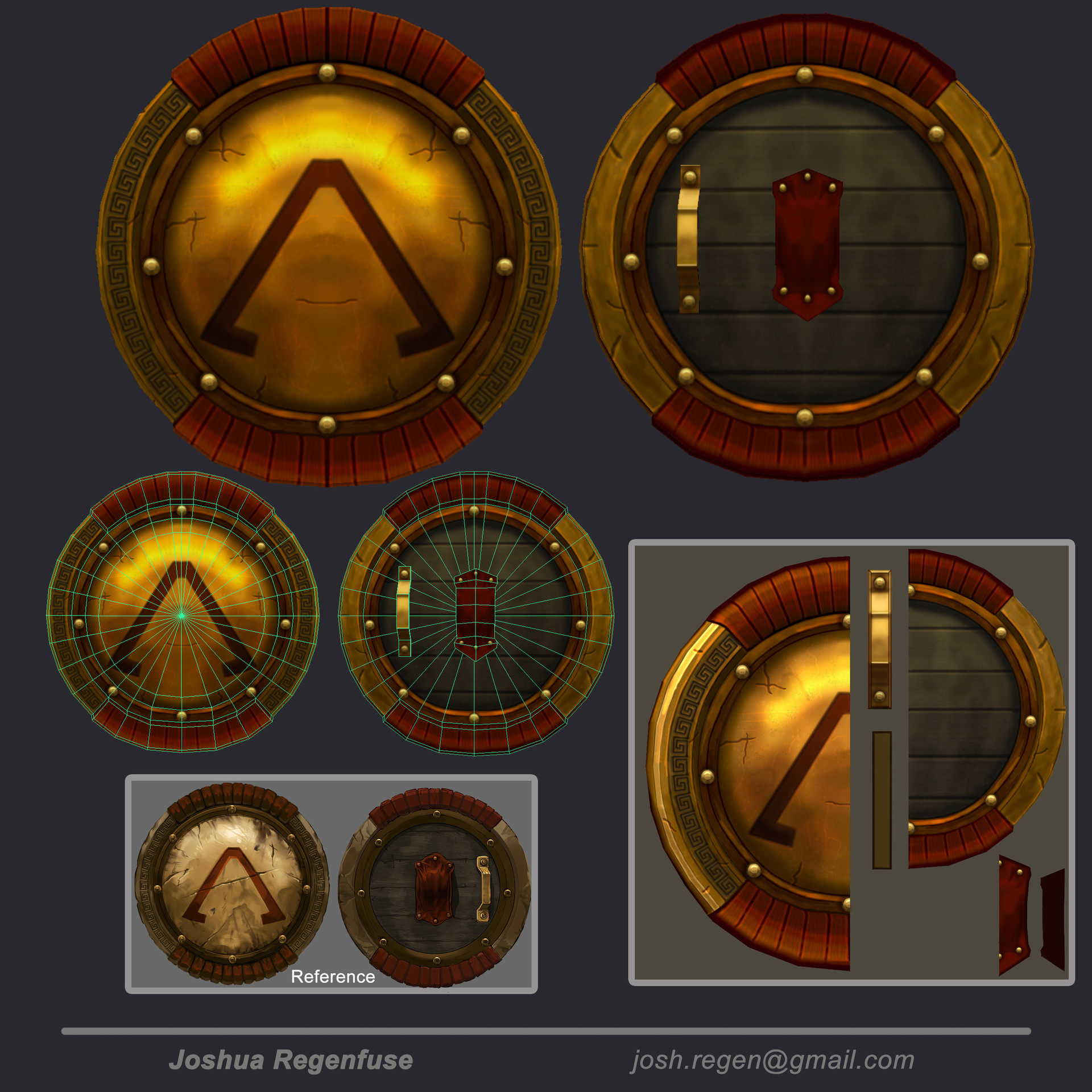 ArtStation - Stylized Shield