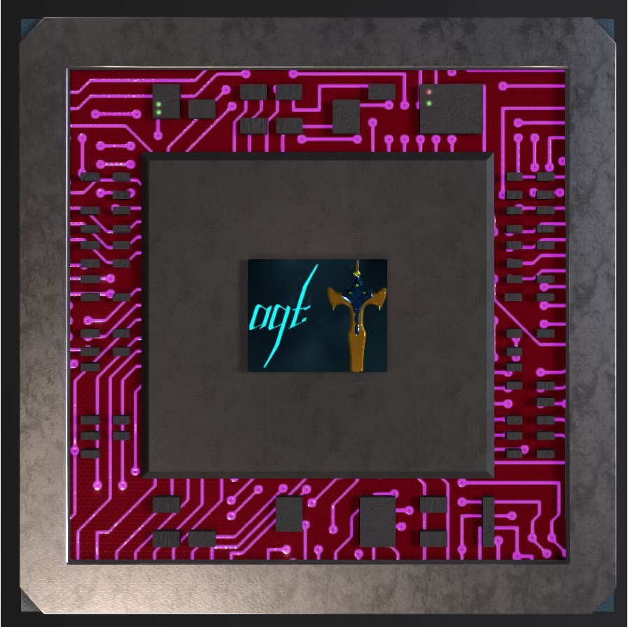 ArtStation - AGT Logo - graphic processor