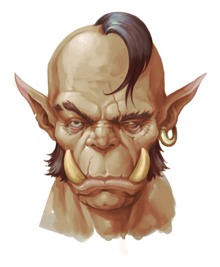 ArtStation - Orc Head_Study
