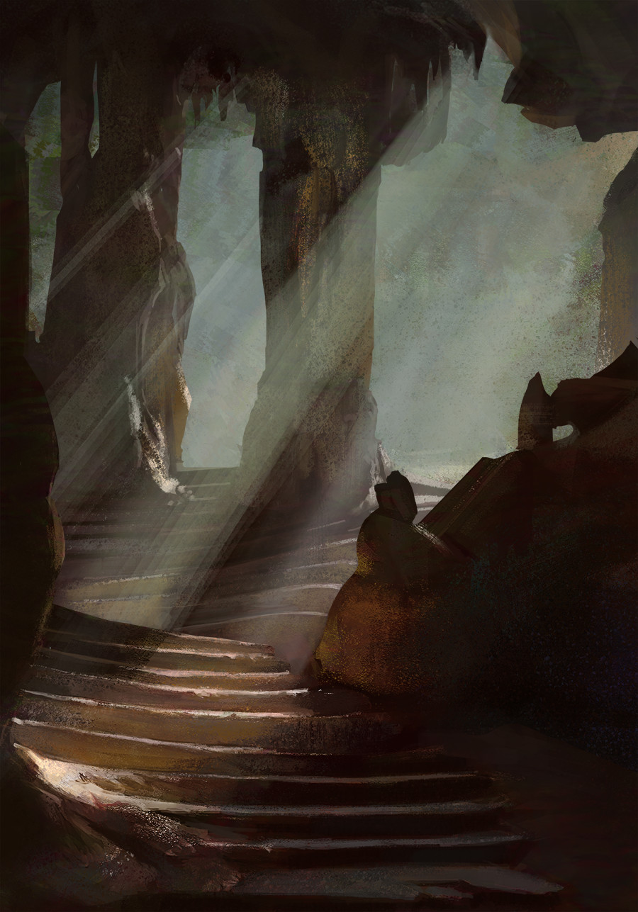 ArtStation - Light Study - Cave