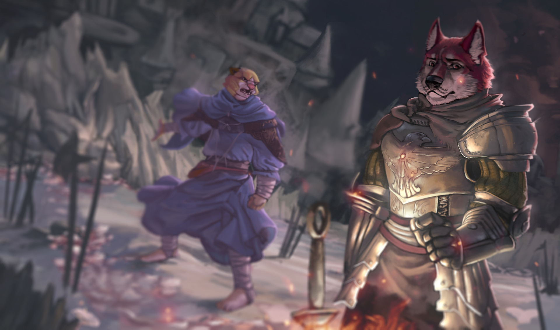 ArtStation - Painting: Relentless March