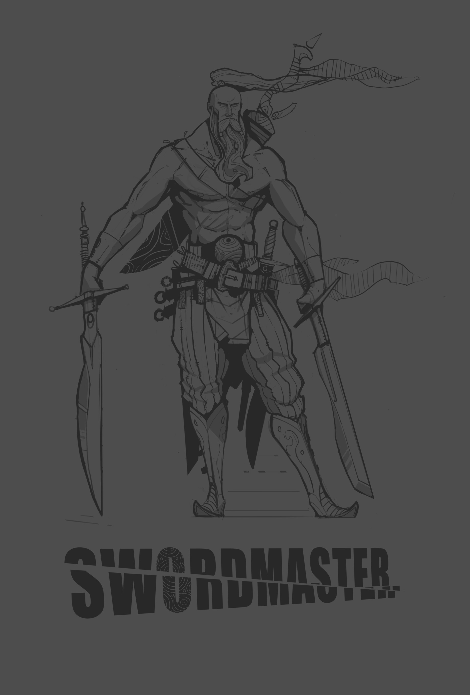ArtStation - SwordMaster WIP