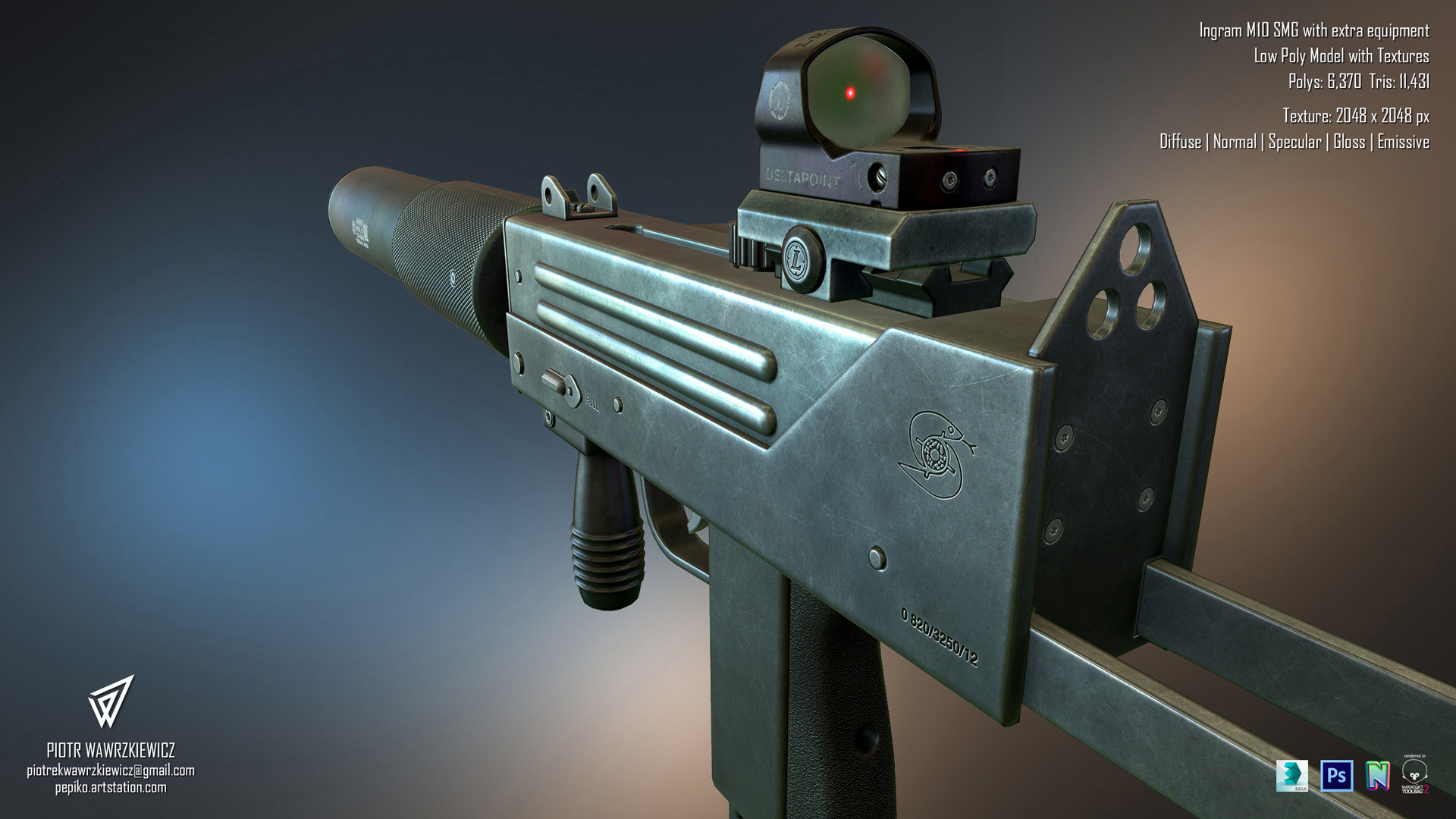 Piotr Wawrzkiewicz - Ingram M10 (MAC-10) Submachine Gun