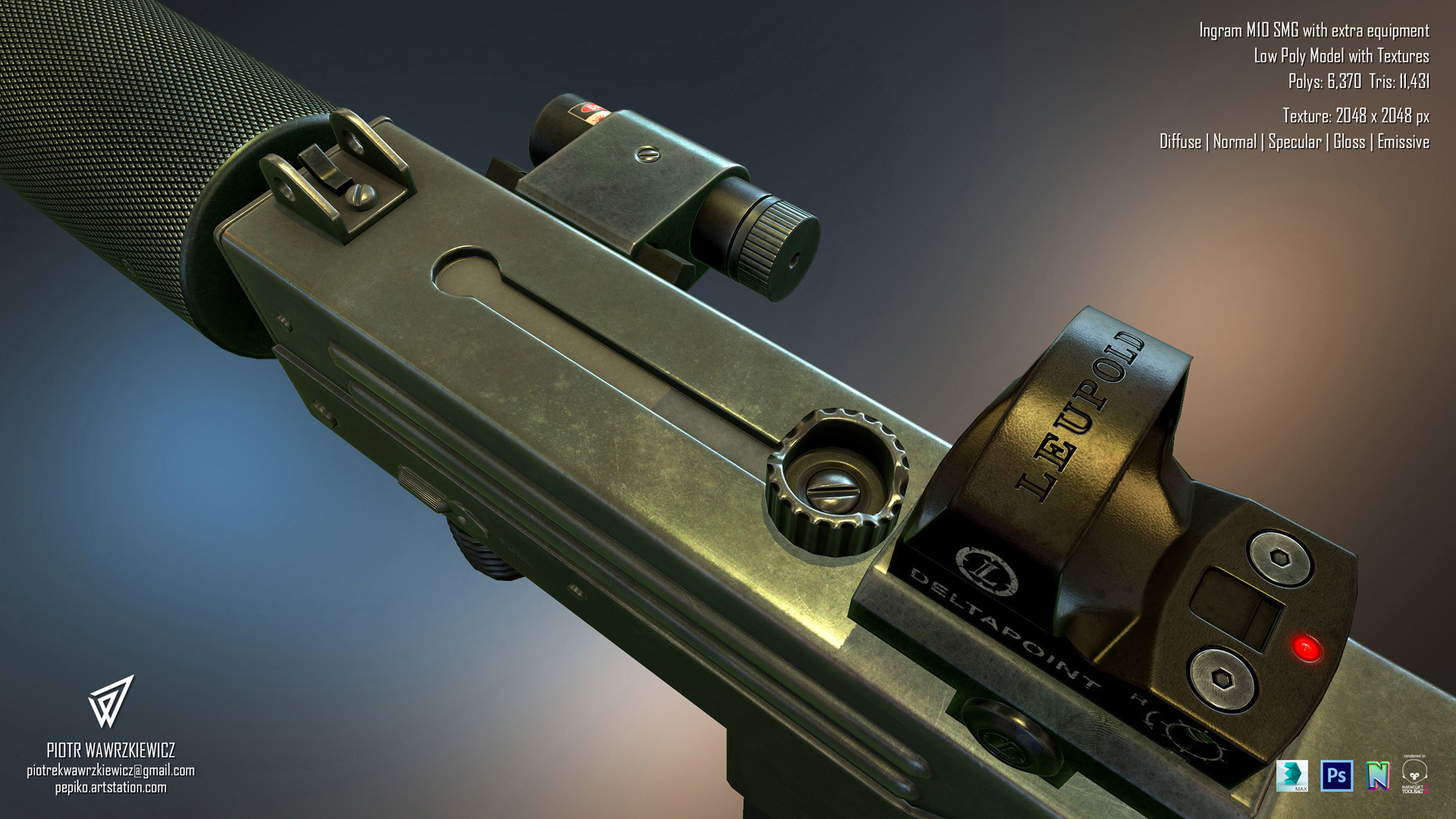 Piotr Wawrzkiewicz - Ingram M10 (MAC-10) Submachine Gun